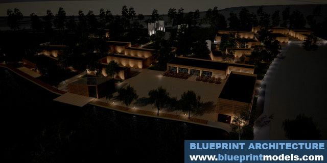 Exterior Night Renderings in Village Camp Architectural Renderings ...