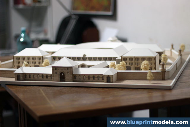 Scale model of Doftana Prison | Architectural Scale Models