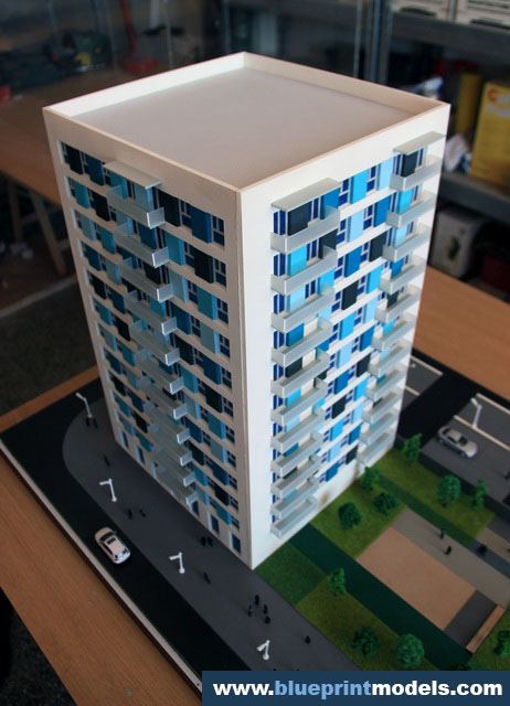 Hercesa Real Estate Building Scale Model | Architectural Scale Models