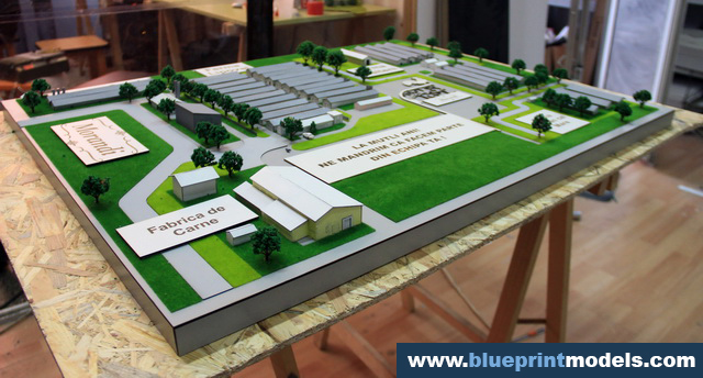 Chicken Farms Architectural Scale Model | Architectural Scale Models