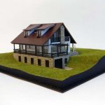 Mountain Cabin Architectural Scale Model | Architectural Scale Models