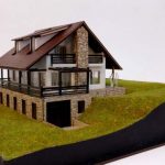 Mountain Cabin Architectural Scale Model | Architectural Scale Models
