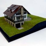 Mountain Cabin Architectural Scale Model | Architectural Scale Models