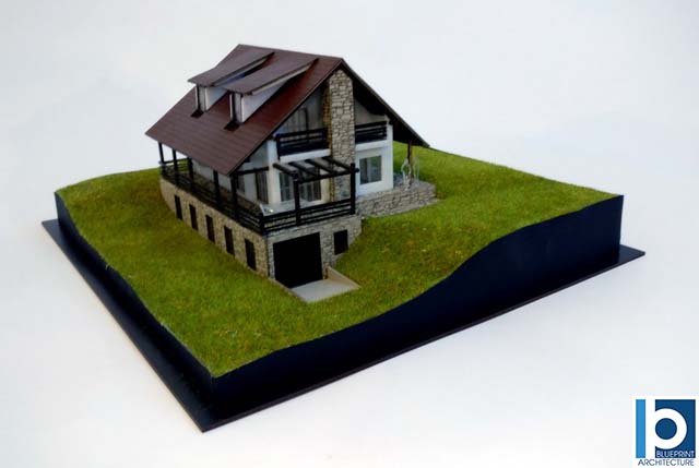 Mountain Cabin Architectural Scale Model | Architectural Scale Models