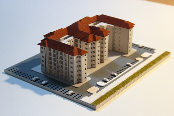 Scale Model for an Apartment building | Architectural Scale Models