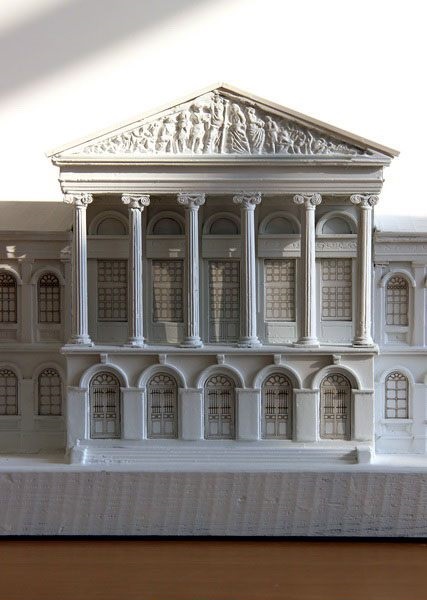 Plaster Architectural Scale Model, University of Bucharest ...