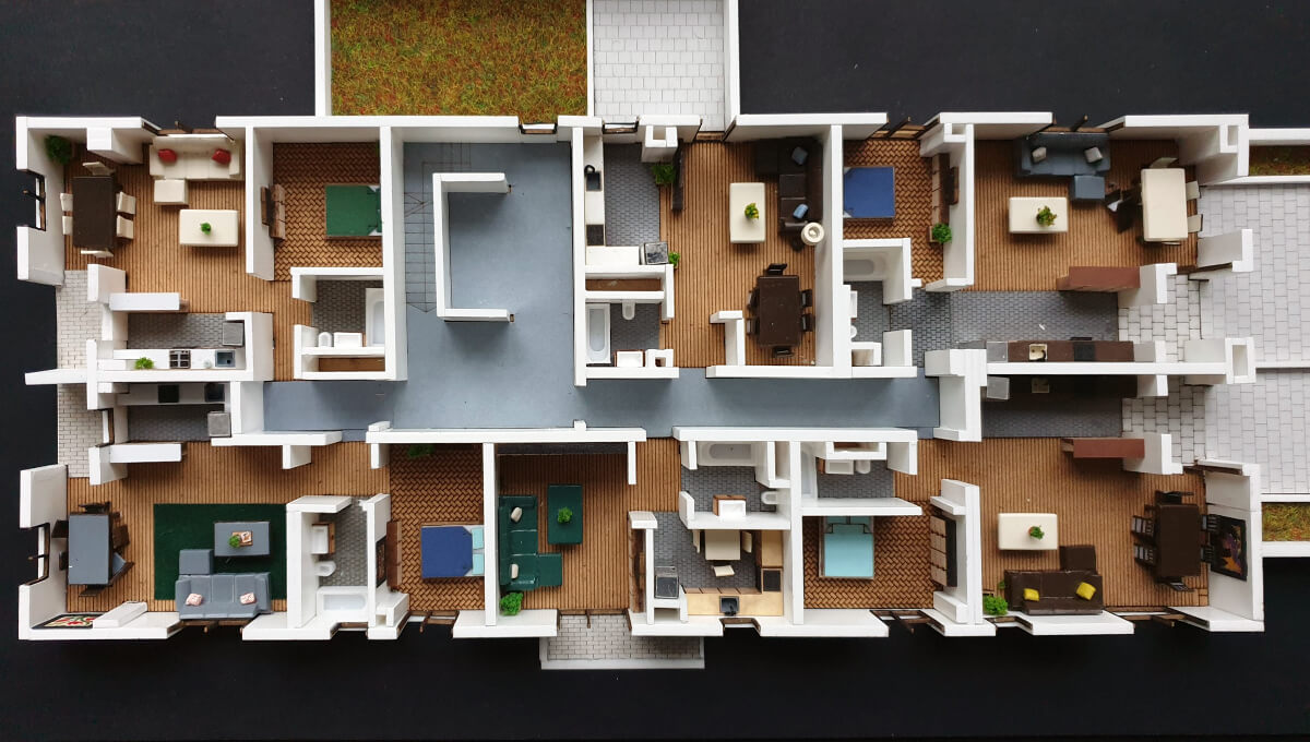 Floor plan models | Architectural Scale Models