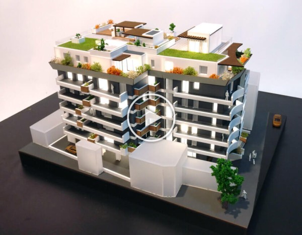 Apartment Building Scale Model | Architectural Scale Models