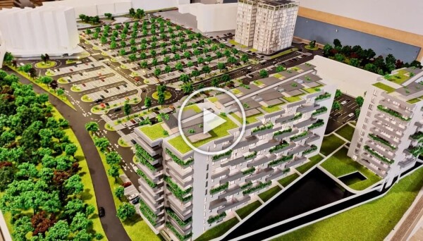 Shopping center model | Architectural Scale Models